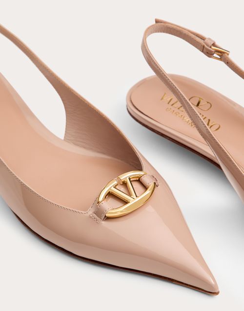 The Bold Edition Vlogo Slingback Ballerina In Patent Leather 20mm for ...