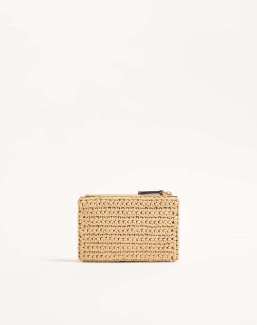 Bolso Tipo Sobre Valentino Garavani Viva Superstar De Rafia Sintética ...