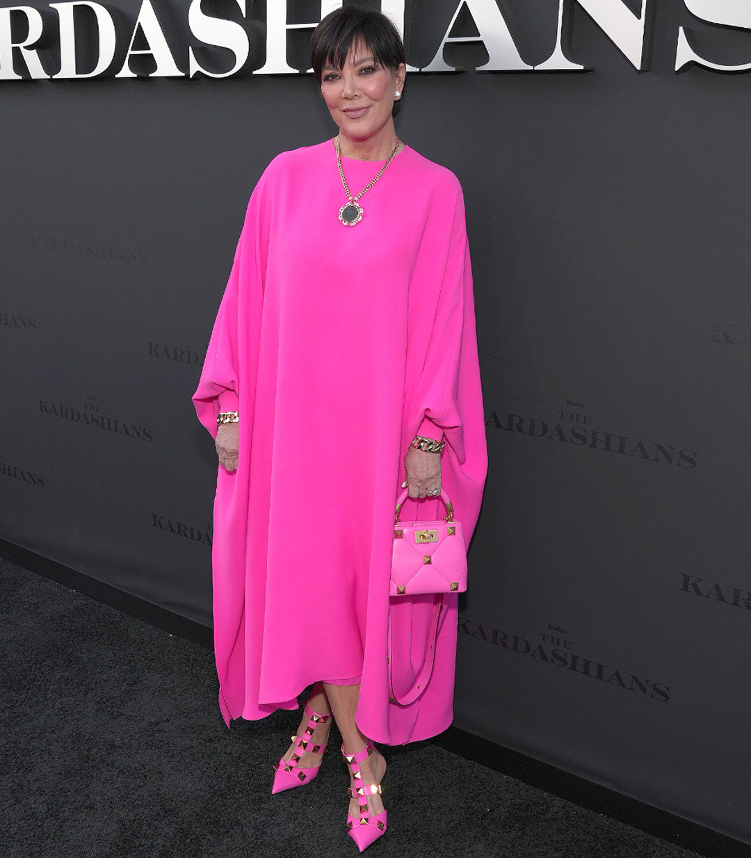 Celebrities in Valentino Garavani Roman Stud Sandals and Bag | Valentino