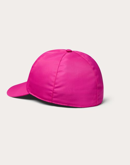 Baseball Cap In Nylon for Man in Pink Pp | Valentino PH