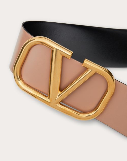 Reversible Vlogo Signature Belt In Glossy Calfskin 70 Mm for Reversible Vlogo Signature Belt In Glossy Calfskin 70 Mm for