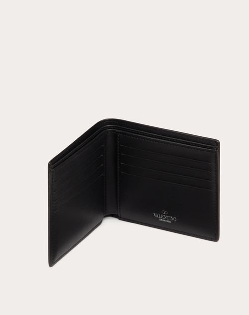 Vltn Wallet for Man in Black | Valentino IL