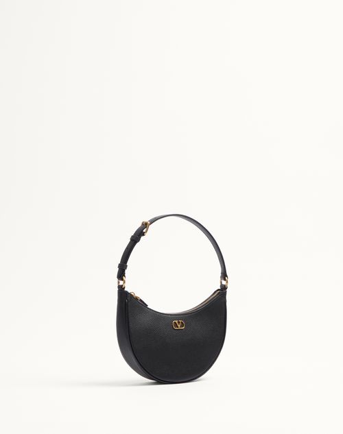 Vlogo Signature Mini Hobo Bag In Grainy Calfskin for Woman Vlogo Signature Mini Hobo Bag In Grainy Calfskin for Woman