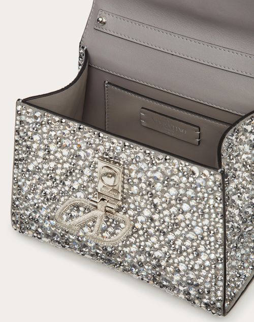 Mini Vsling Handbag With Sparkling Embroidery for Woman in Mini Vsling Handbag With Sparkling Embroidery for Woman in