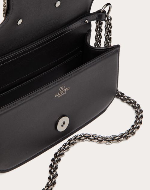 Valentino Garavani Locò Small Shoulder Bag With Jewel Logo Valentino Garavani Locò Small Shoulder Bag With Jewel Logo