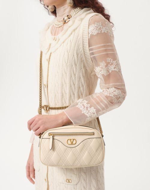 Valentino Garavani Quiltie 67 Medium Shoulder Bag In Quilted Valentino Garavani Quiltie 67 Medium Shoulder Bag In Quilted